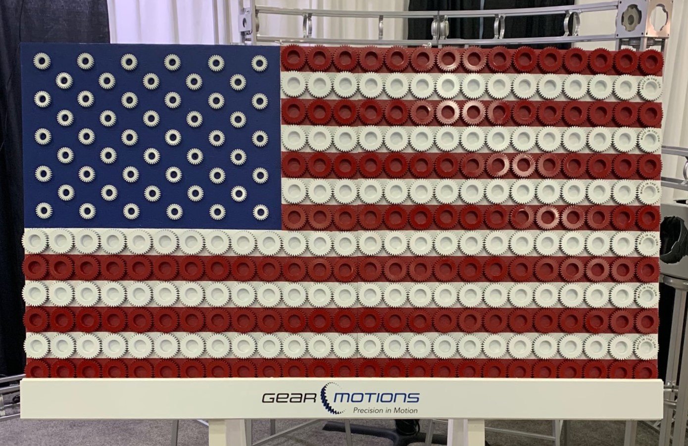 Proud to be Made in America - See Our Custom Gear Flag - Gear Motions